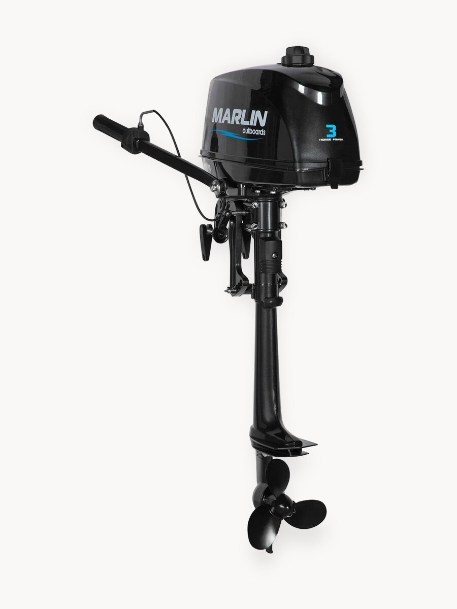 Лодочный мотор MARLIN MP 3 AMHS, бензиновый, 2-х тактный, 3 л. с.