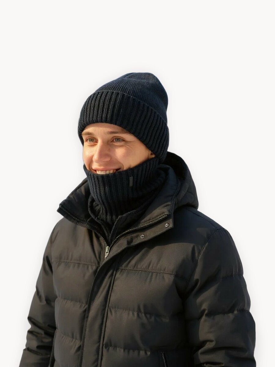 Шапка-бини Осень-зима 2025 для мужчин