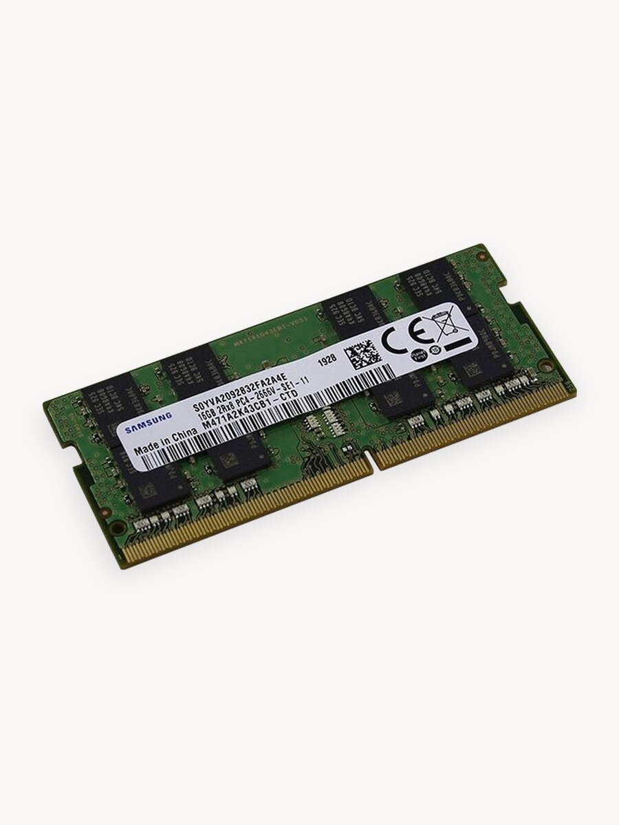 Оперативная память - Samsung DDR4 2666 SO-DIMM 16Gb / M471A2K43CB1-CTD