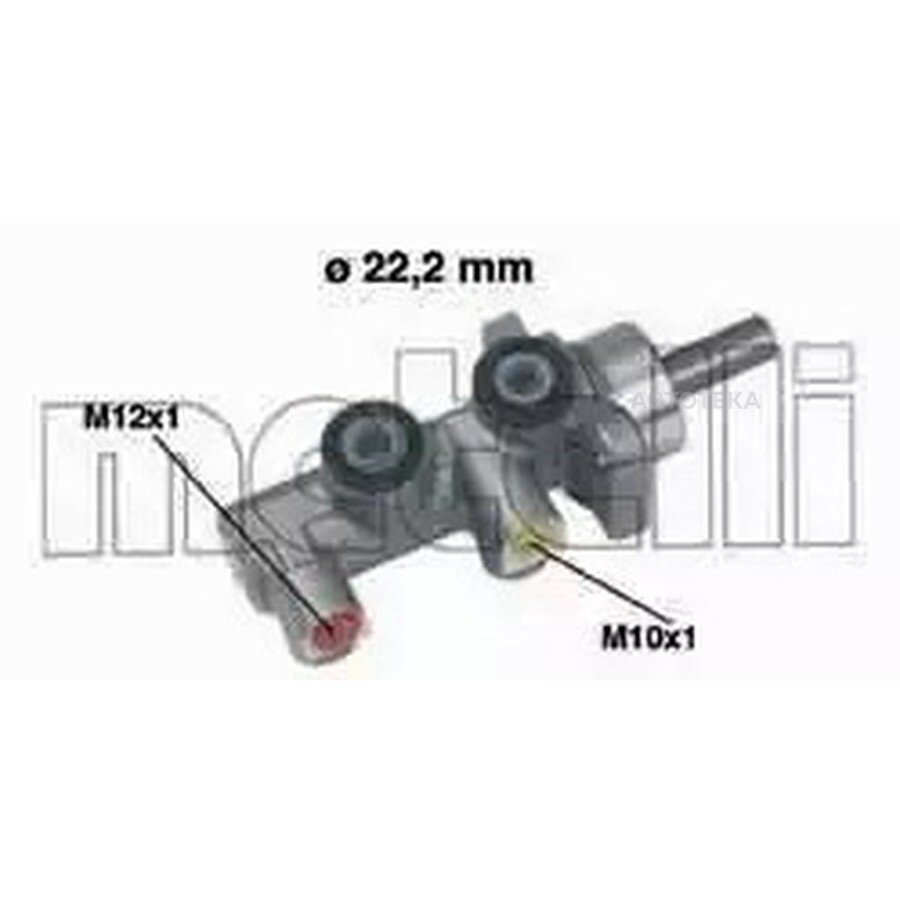 Главный тормозной цилиндр METELLI 050229
