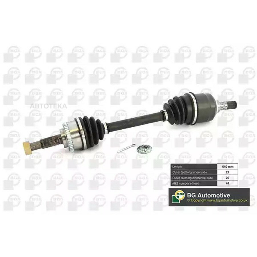 Привод в сборе NISSAN PRIMERA (P11) 1.6 перед. лев. BGA DS6305LA