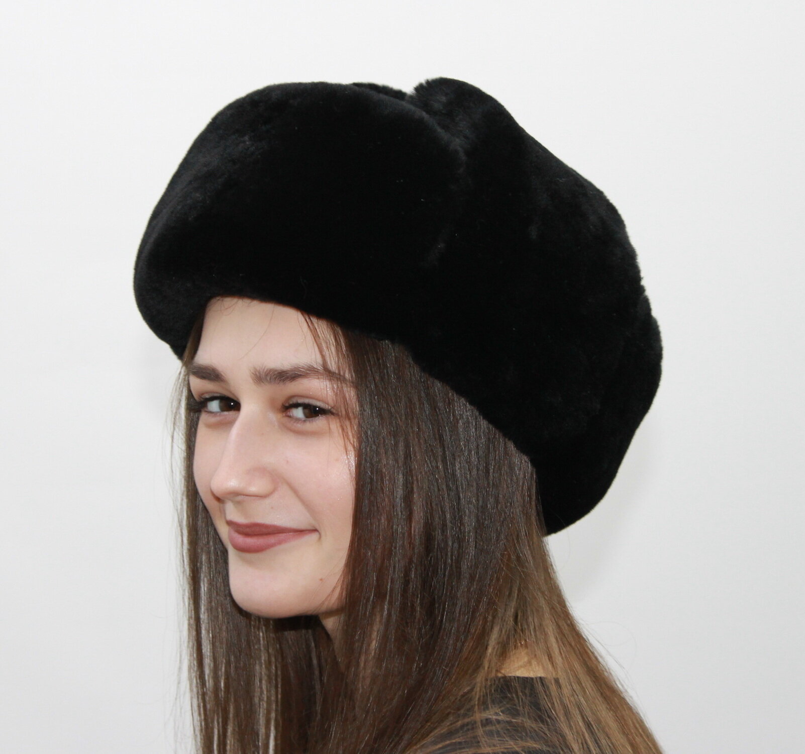 Шапка-ушанка овчина для женщин