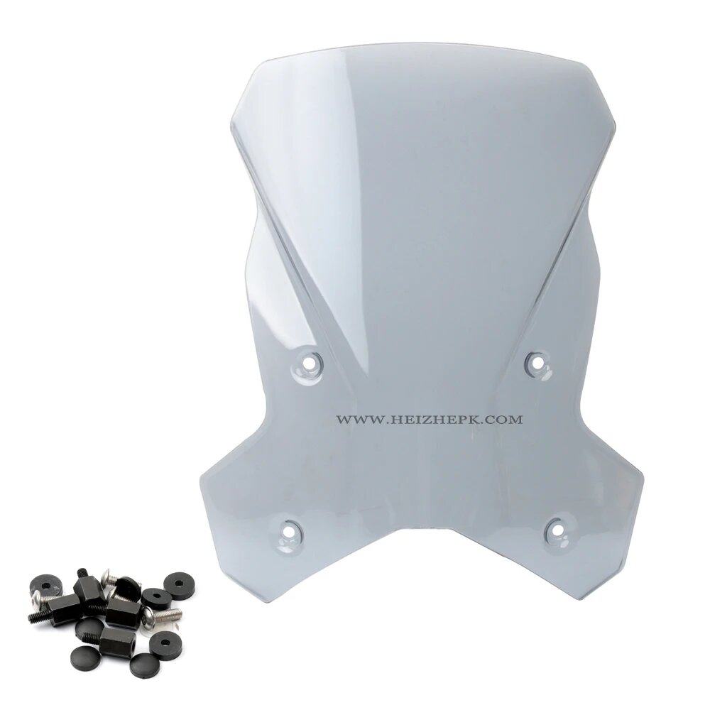 Утолщенный ветрозащитный экран для мотоцикла, защитные детали для KM 1290 Super ADV Adventure R S 2017-2018 2019, лобовое стекло Серый, Smoke