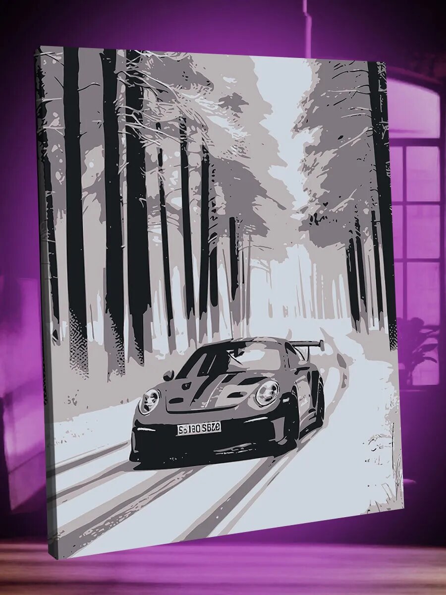 Картина по номерам Porsche