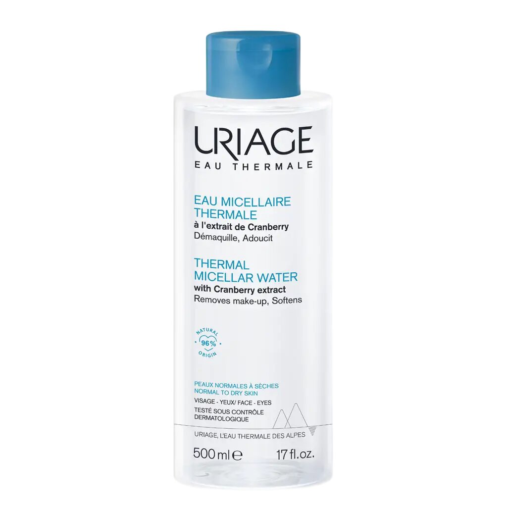 Uriage Thermal Micellar Water Мицеллярная вода очищающая для сухой и нормальной кожи 500 мл 1 шт