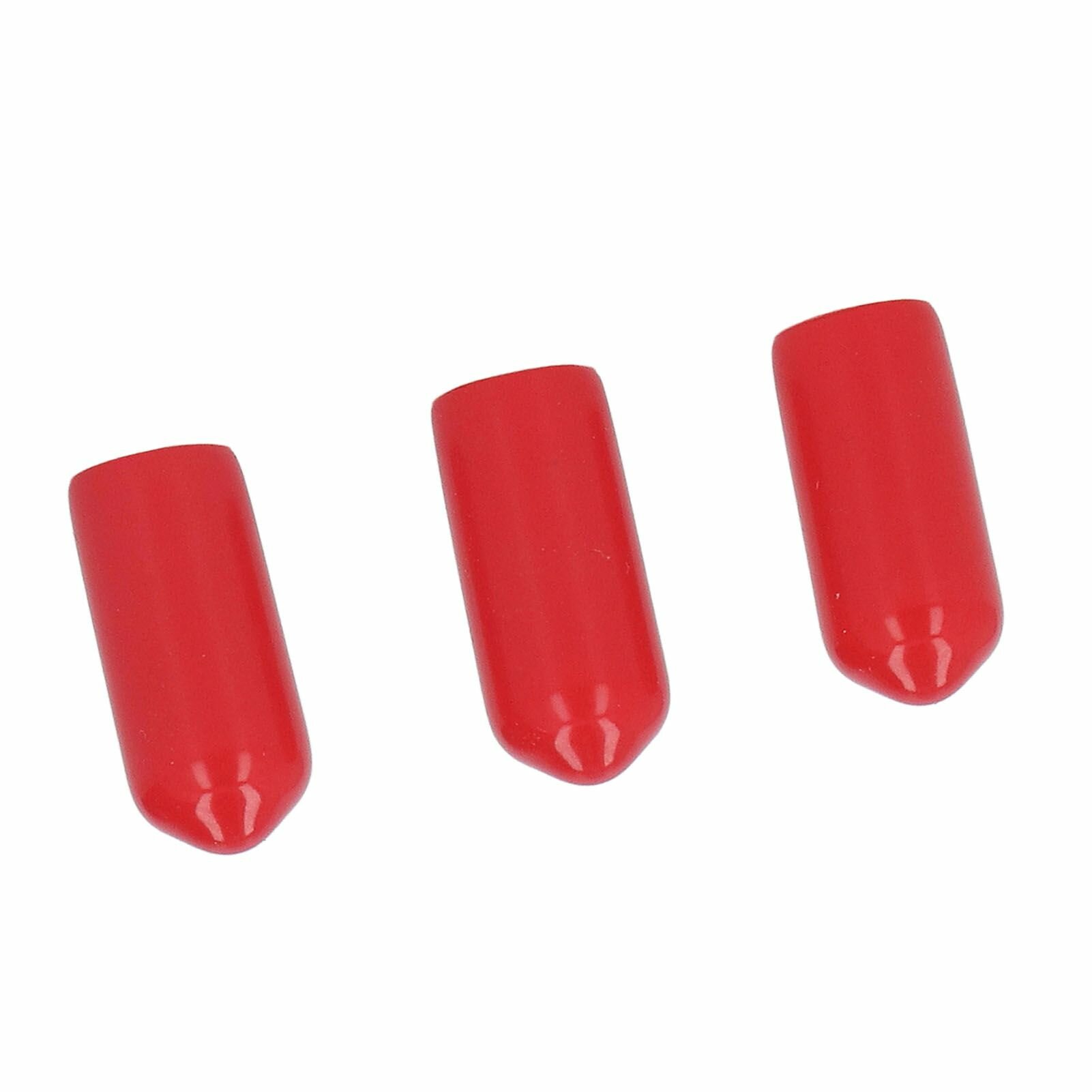 100 шт. защитные колпачки для резьбы из ПВХ, круглые крышки для концов труб, защитная крышка для винта для фланца клапана цилиндра 6 мм