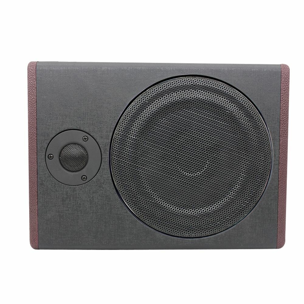 10-дюймовый активный сабвуфер 800W для автомобиля, ультратонкий, BT функция, встроенный усилитель, подходит для легковых автомобилей, внедорожников и фургонов