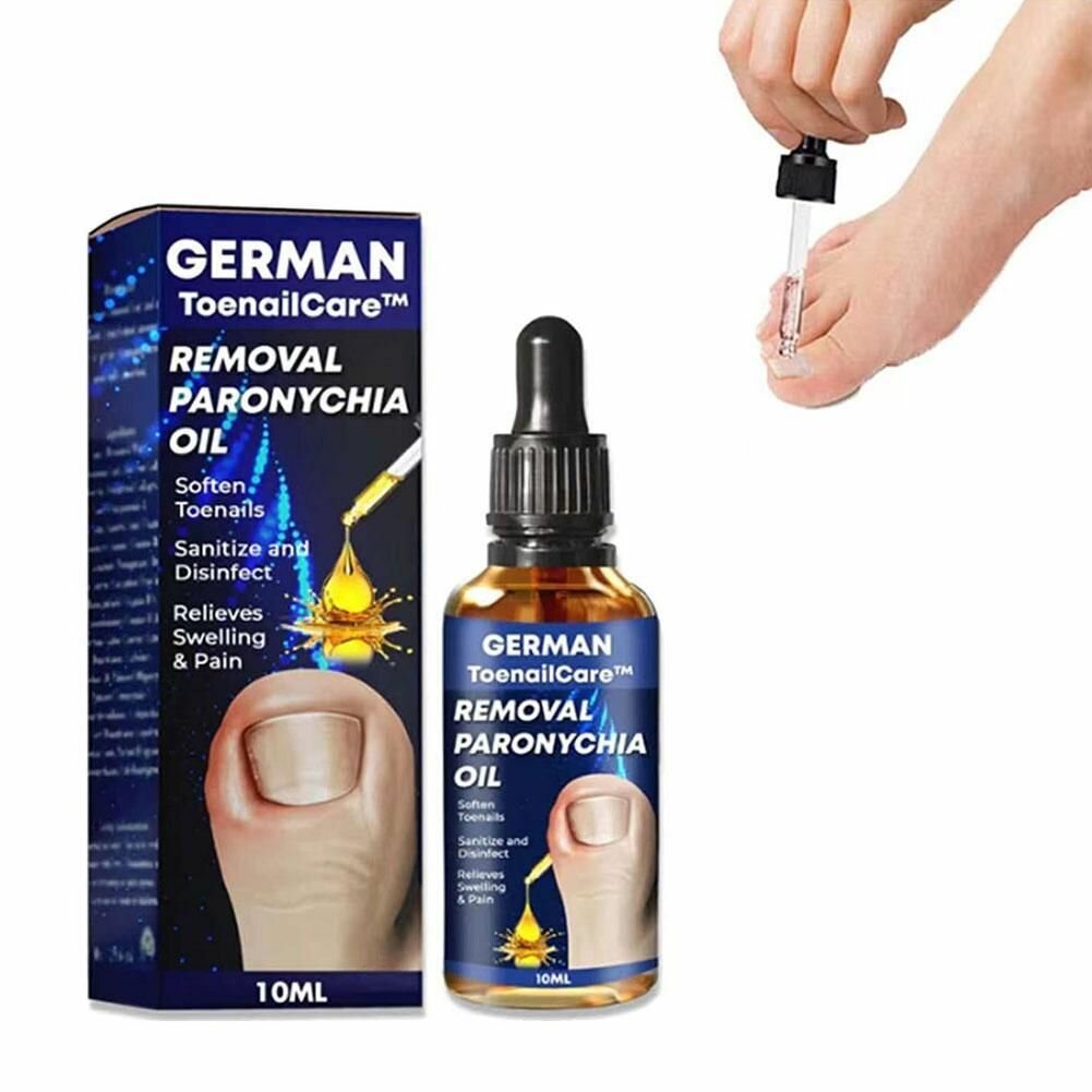 Масло против паронихии, облегчение боли, уменьшение вросших ногтей, капли