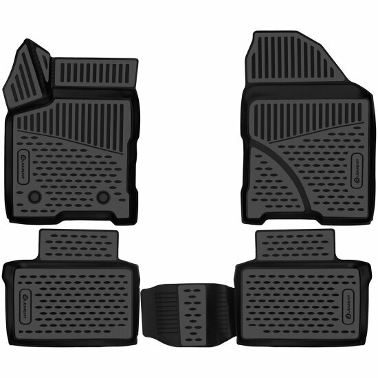 Коврики 3D в салон Element для LADA (ВАЗ) Vesta (I Рест) 2022-, полиуретан, 4шт