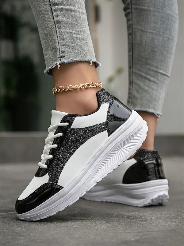 Кроссовки Мужской, Женский Breathable Бег Лето Шнурки Китай Пайетки