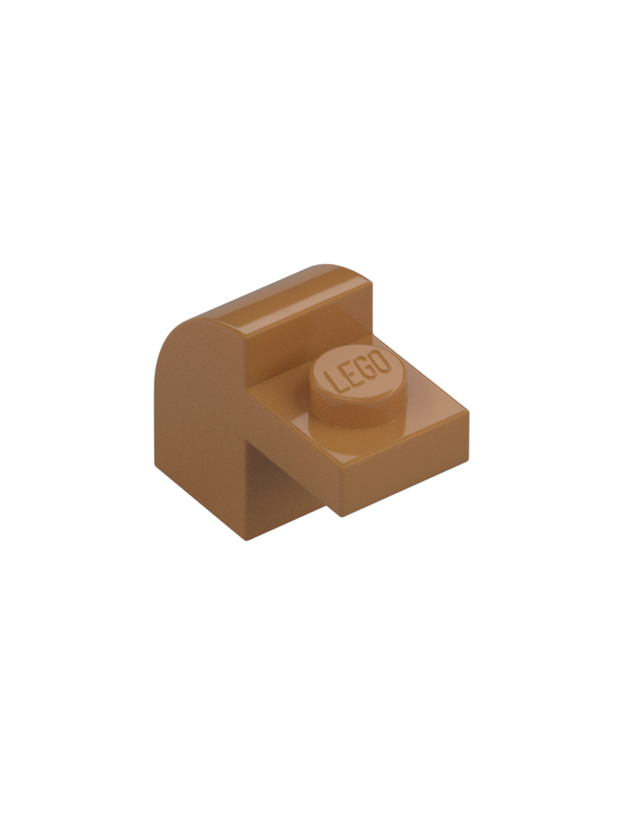 Деталь Lego Slope, Curved 2 x 1 x 1 1/3 with Recessed Stud (6091)