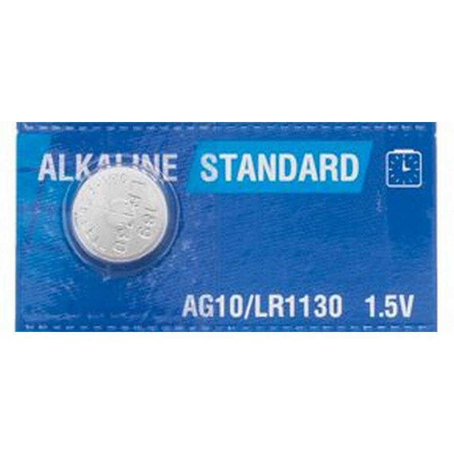 Батарейка ROBITON STANDARD R-AG10-0-BL1 AG10 (0% Hg) AG10 LR1130 389 189 LR54 Отрывной блок 1 шт.