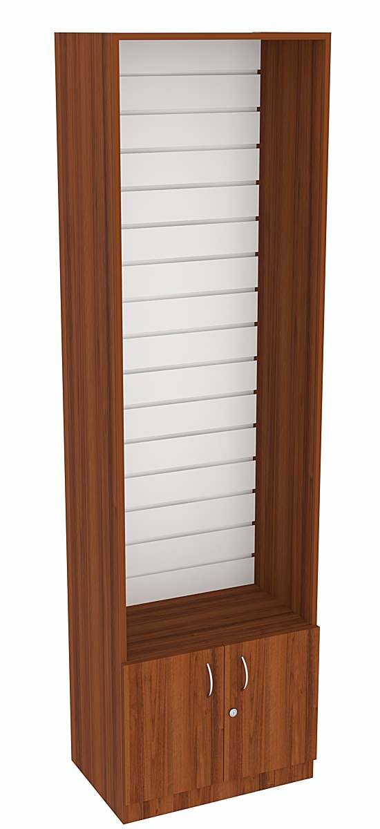 Витрина сэсп с экономпанелью и накопителем №2-400 (открытая), Орех