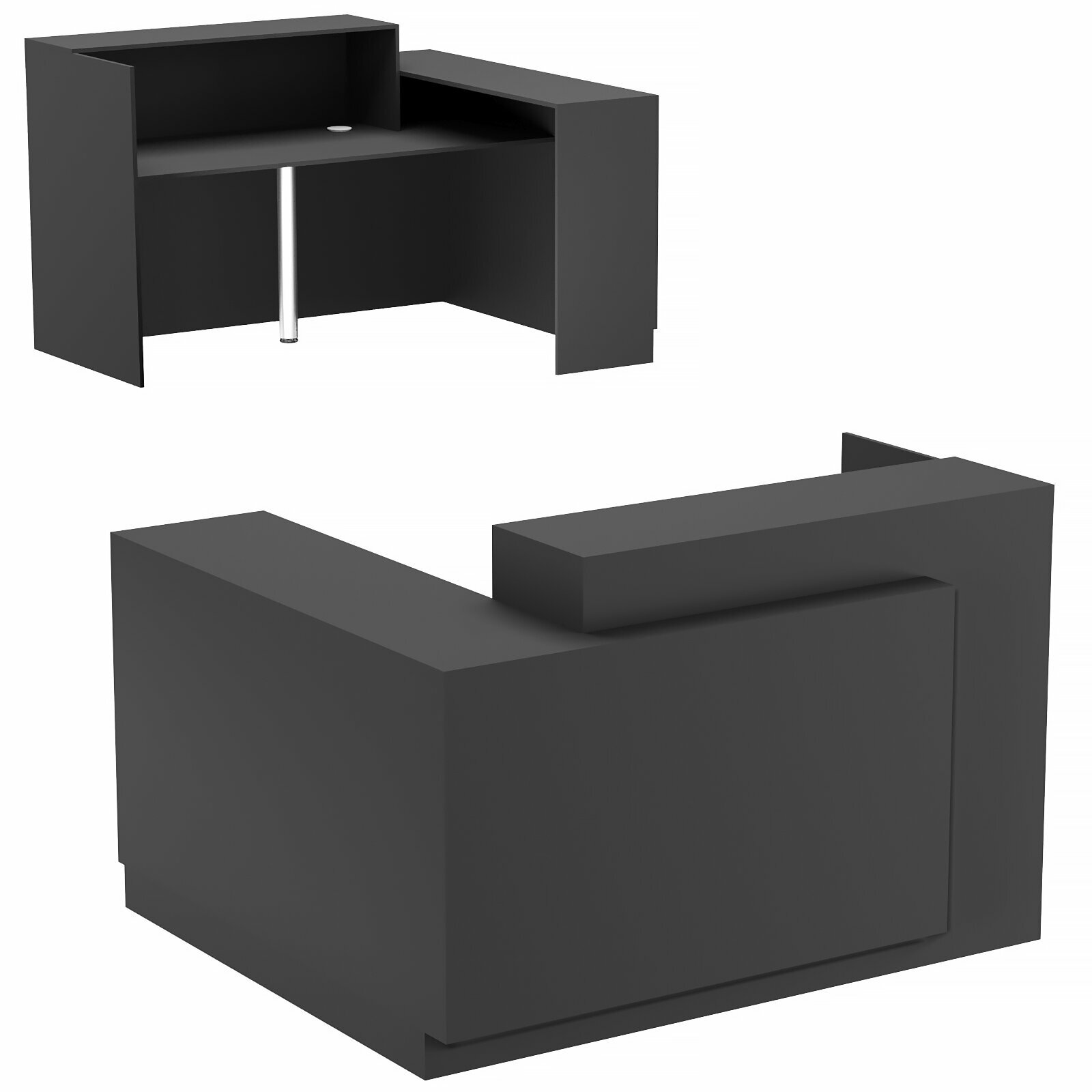 Стойка ресепшен верона №3А, Черный