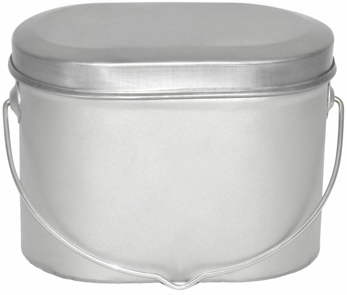 Котелок туристический титановый 2.2 литра с крышкой без ручек