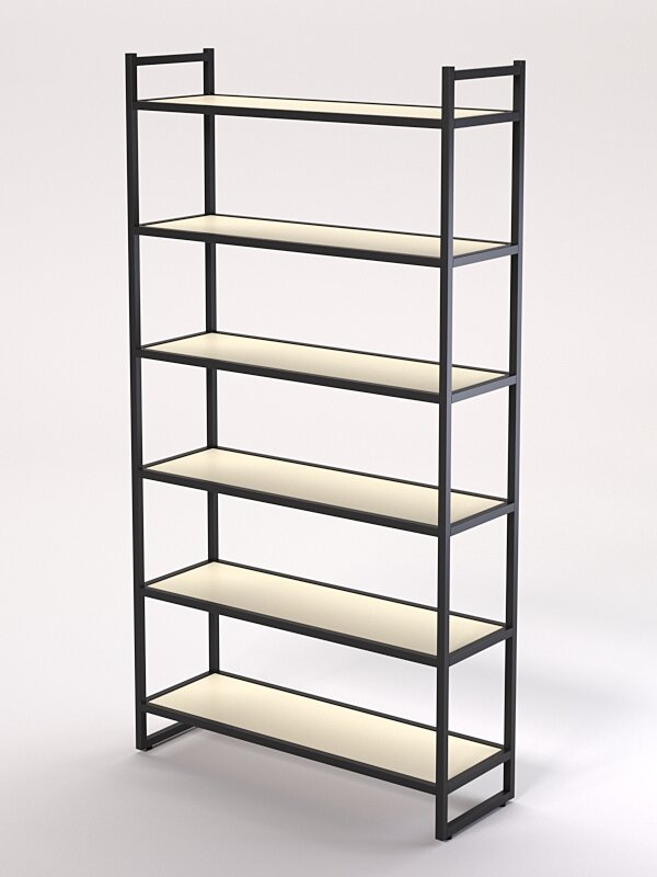 Стеллаж "Стронг" №26 в стиле лофт, Крем Вайс. Производитель товара - компания Westcom.