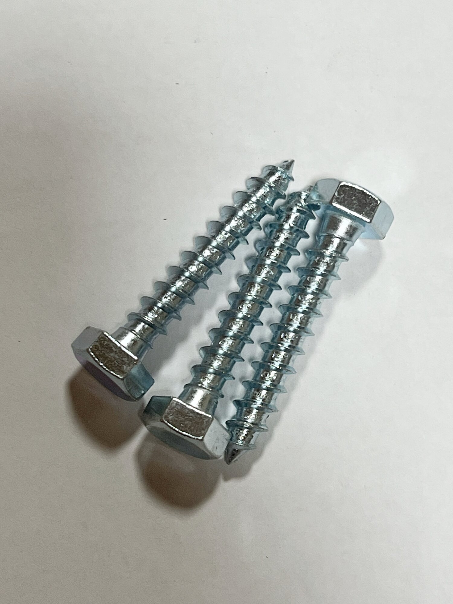 Шуруп сантехнический (глухарь), оцинкованный, DIN 571, 10х60 мм, (50 шт.)