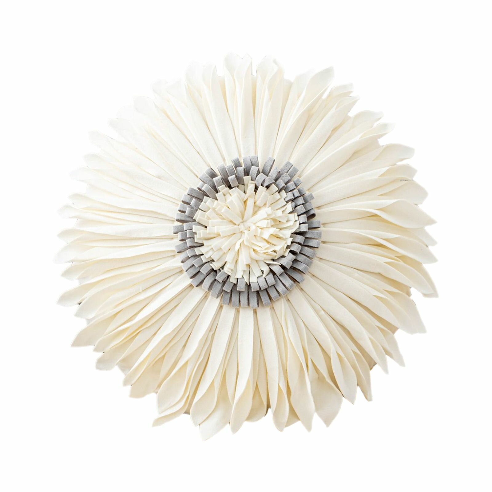 3D подушка подсолнух, чехол с молнией, 18 дюймов, круглый