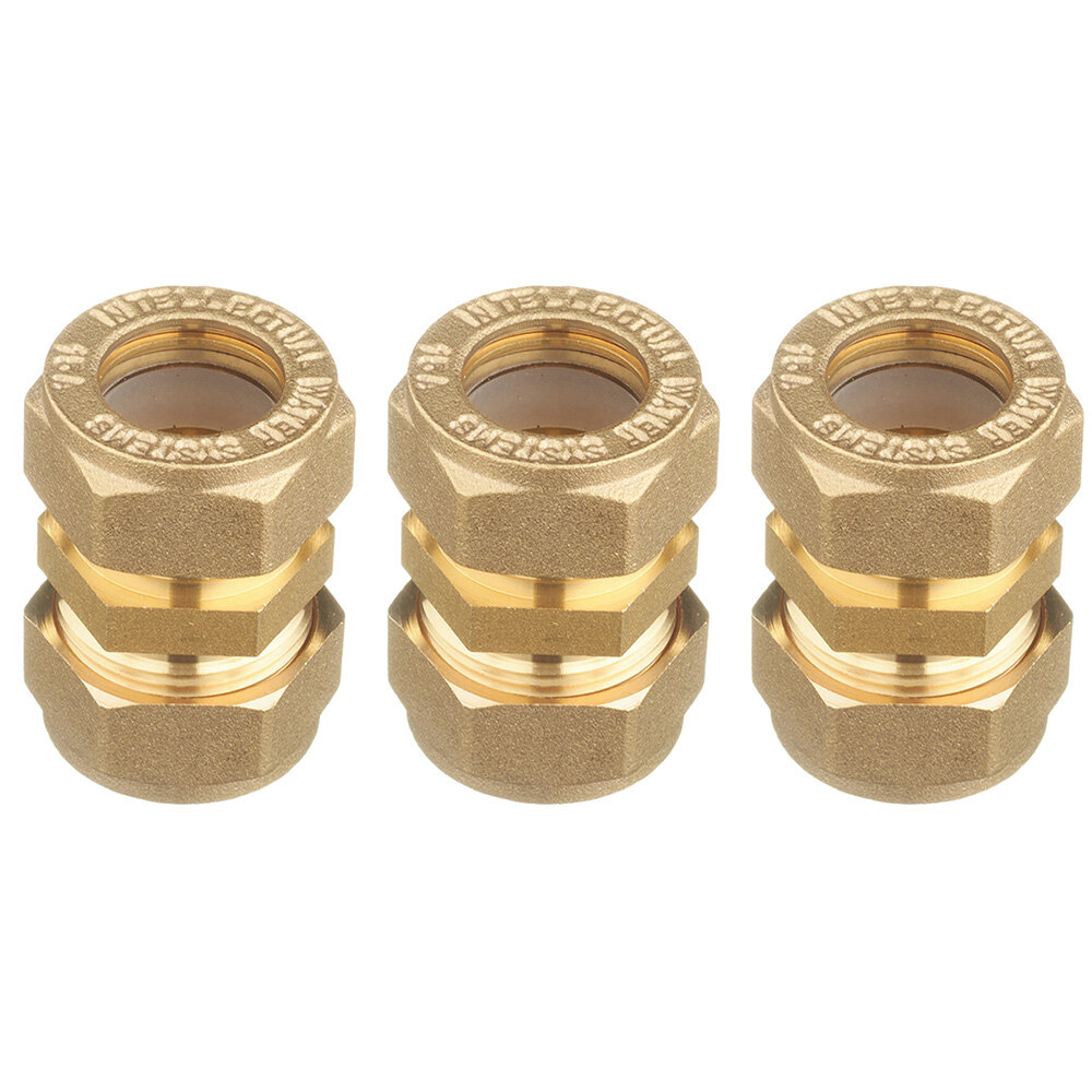 Муфта 15 х 15 мм для гофрированных труб (3 шт.)