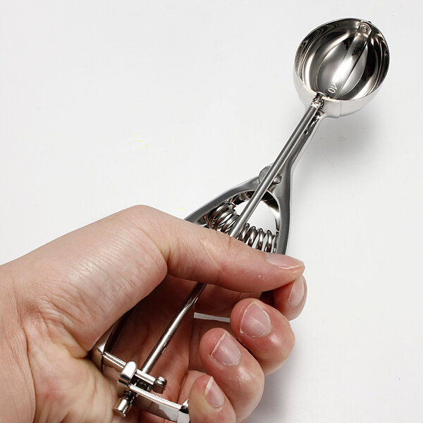 Конфиденциальная кухня из нержавеющей стали овальный мороженица половник для выпечки DIY инструмент для дыни 41x53 мм 28 куб. см