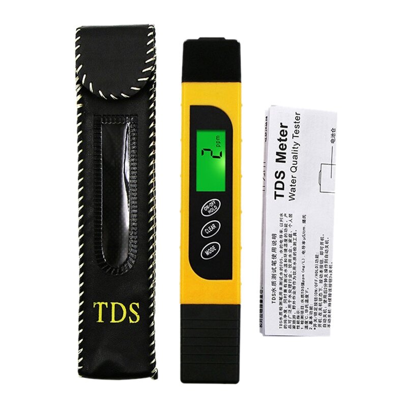Три в одном тест-ручка для измерения качества воды, может измерять проводимость и температуру. Прибор для проверки качества воды