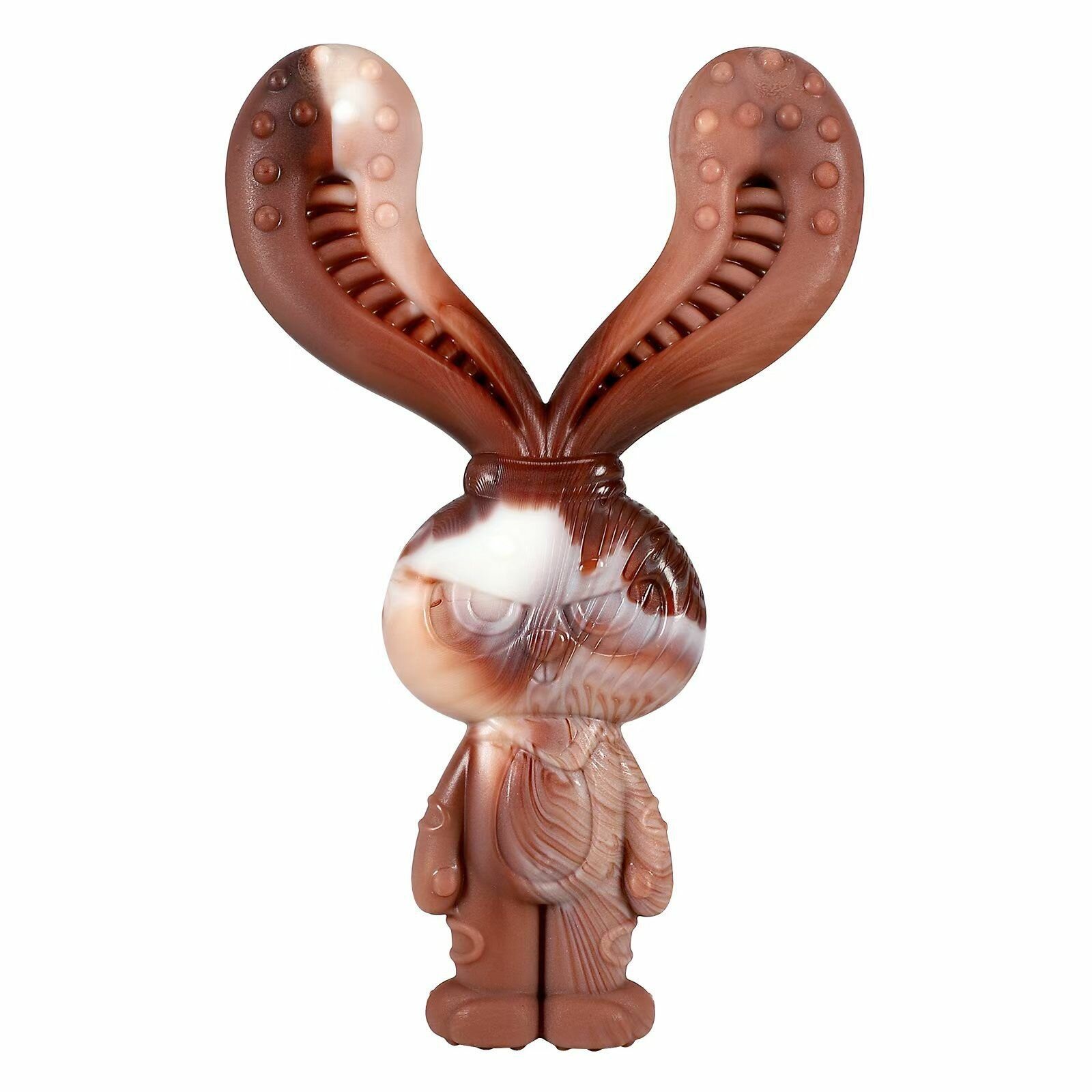 Прочная жевательная игрушка-грызак для собак с ароматом говядины "Заяц"