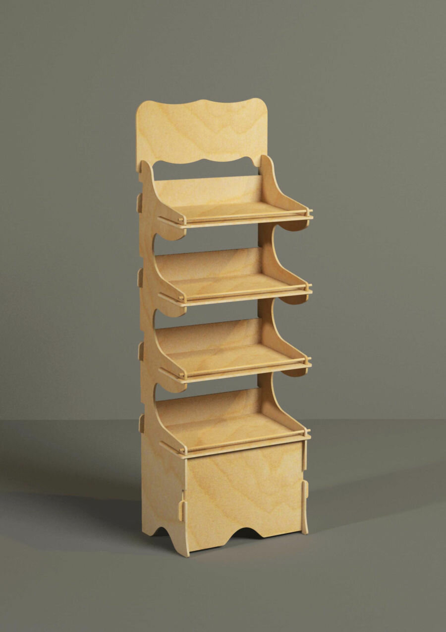 Торговая стойка из фанеры "POSMA" ФФ-109Б. Производитель товара - компания Westcom.