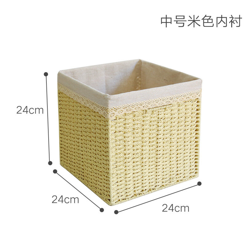 Прямые продажи с фабрики: квадратный ящик для хранения, органайзер для одежды, плетеный корзина для хранения, ящик для игрушек, шкаф
