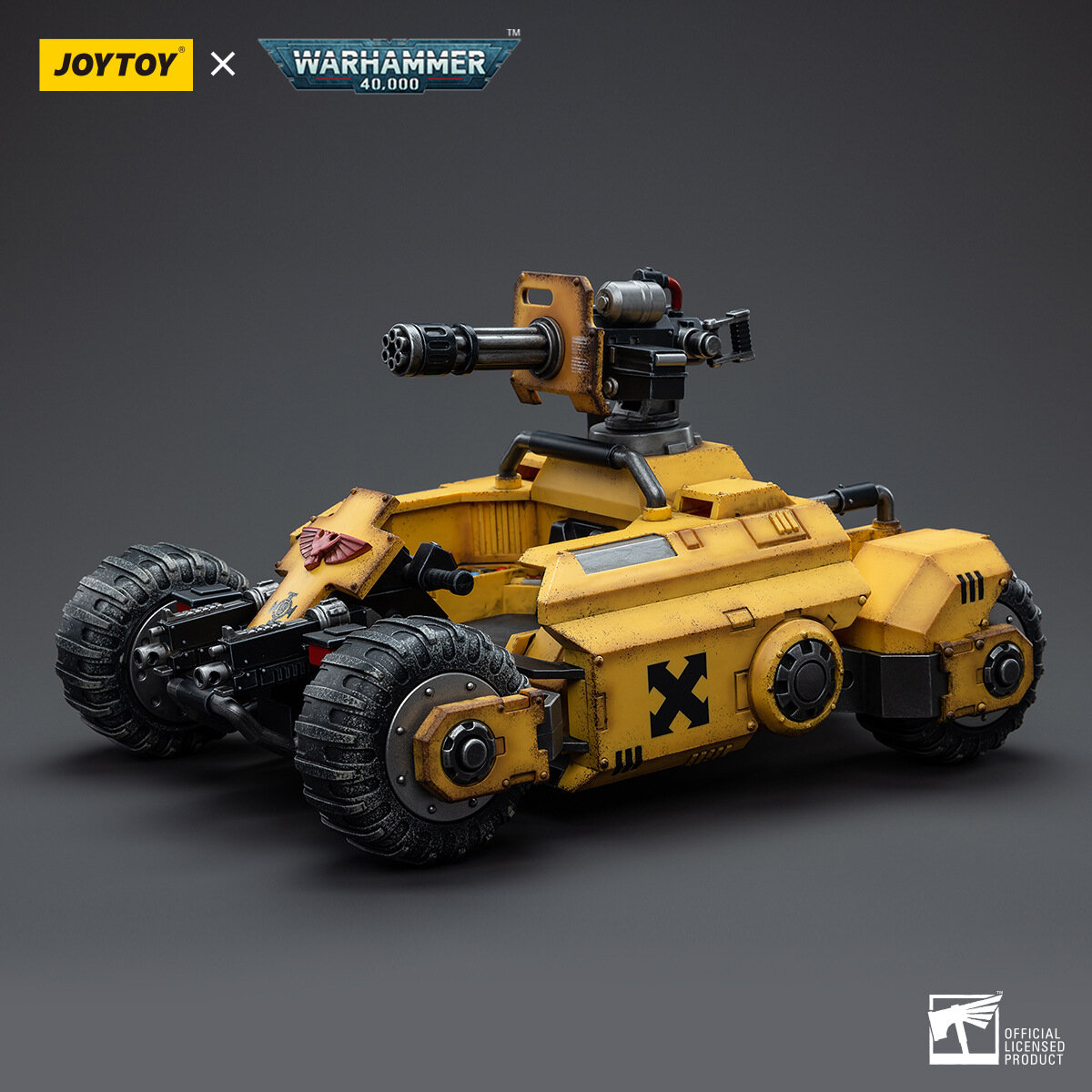 JOYTOY Dark Source Warhammer 40K Imperial Fist Invader Вездеход JT4546 Передвижная машина Солдатская церемония