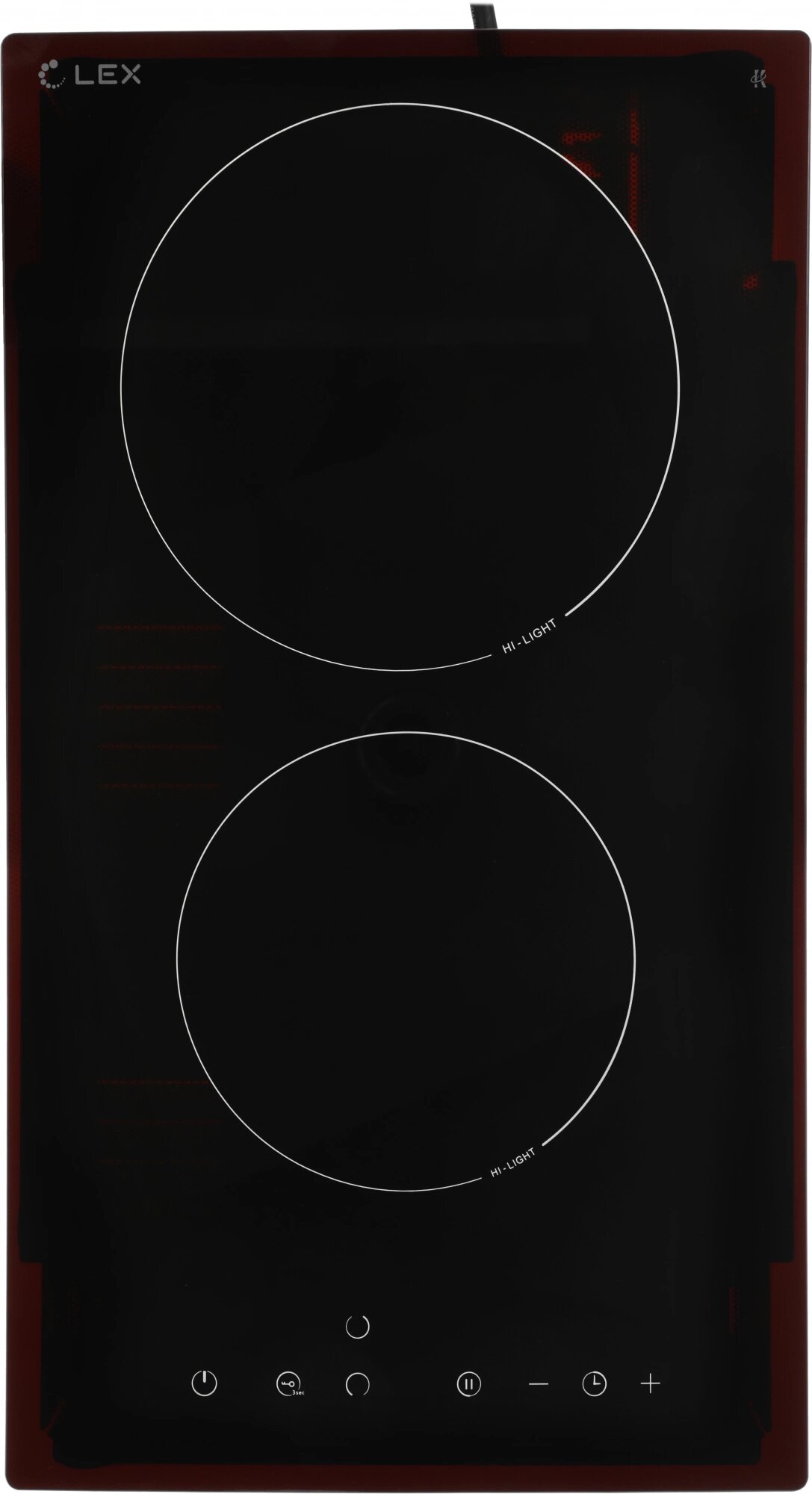 Варочная панель электрическая Lex EVH 320A BL черный, стеклокерамика
