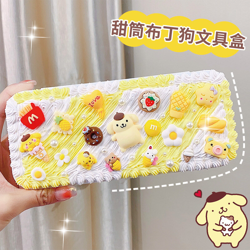 Канцелярский набор "DIY пенал", кремовый клей, коробка, для карандашей, для мальчиков и девочек