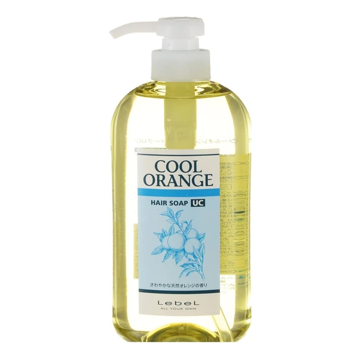 Шампунь для волос и кожи головы Lebel Cool Orange Hair Soap Ultra Cool Шампунь 600 мл