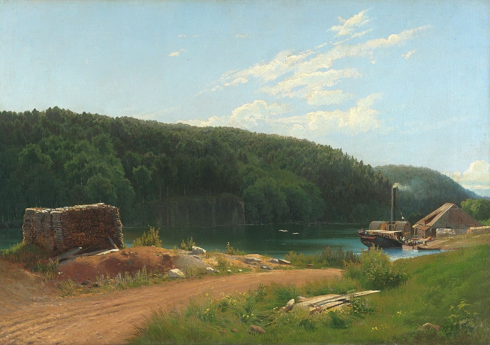 Картина Васильева Фёдора На острове Валааме 60х42 см