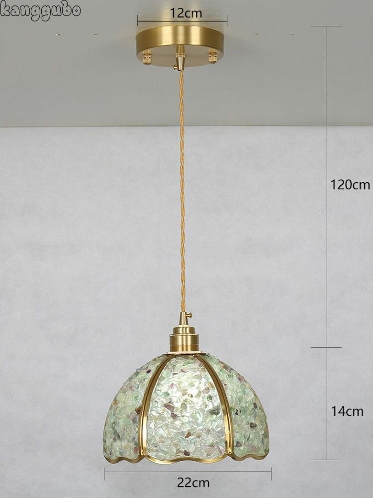 Люстра из цветного хрусталя