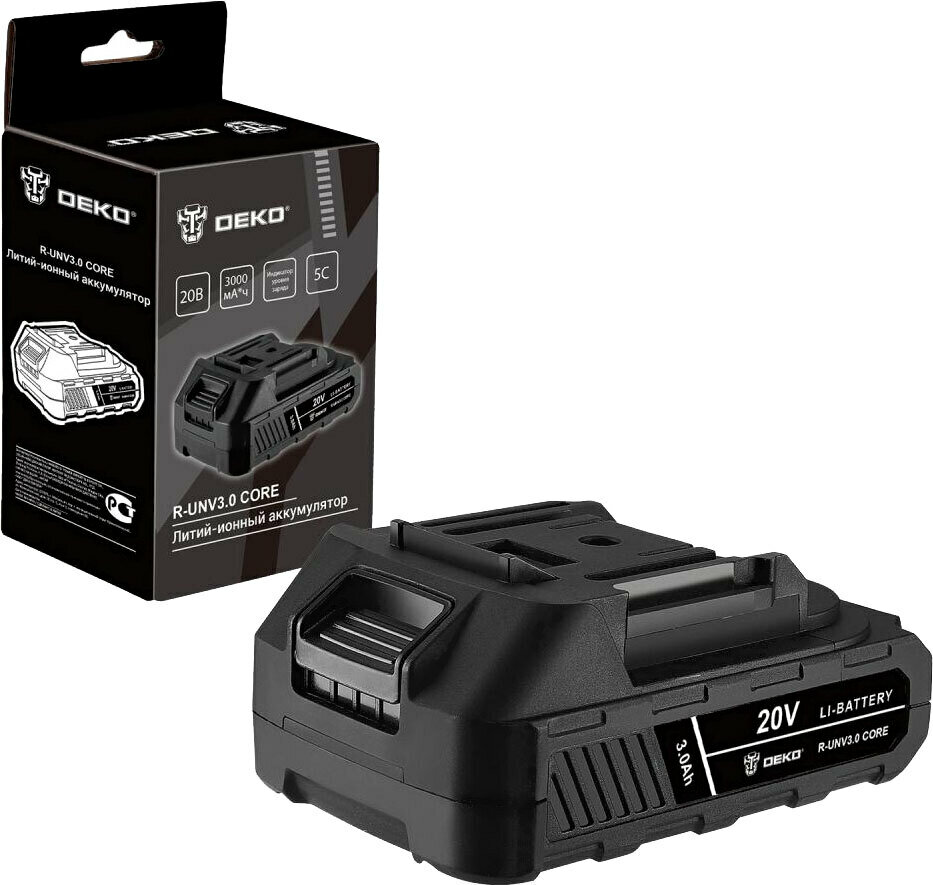 Аккумулятор R-UNV3.0 CORE, Li-ion, 20В, 3.0А*ч 083-1014