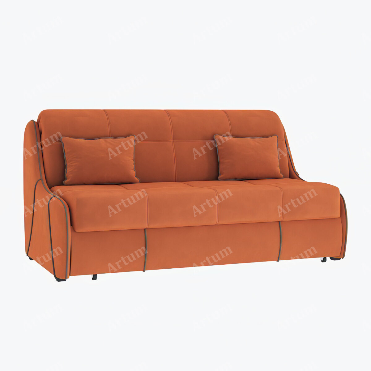 Artum Диван прямой Рио 155х200, Диван аккордеон Рио Zodiak 432 кант Zodiak 233