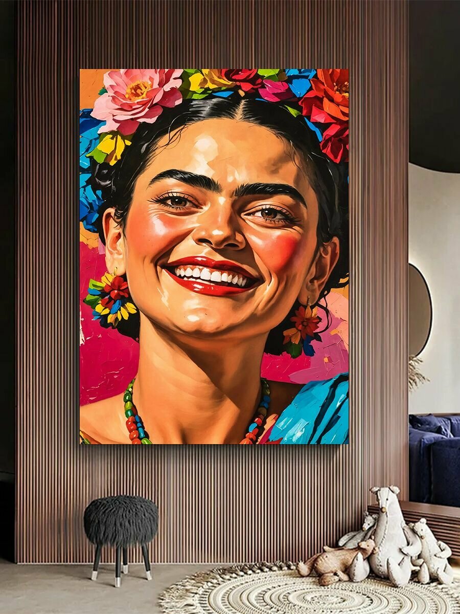 Картина интерьерная - "Frida Kahlo / Фрида Кало" , 40х60 см.