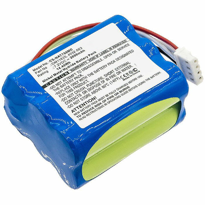 Аккумулятор для NONIN 7500 Pulse Oximeter P/N: 4032-003 OM11620 eoxm017256423