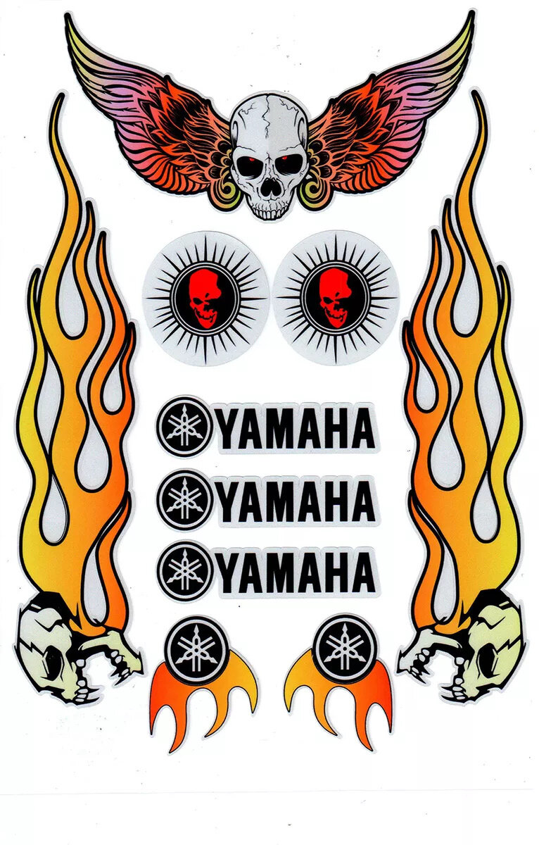 Комплект светоотражающих наклеек "Ямаха 59"