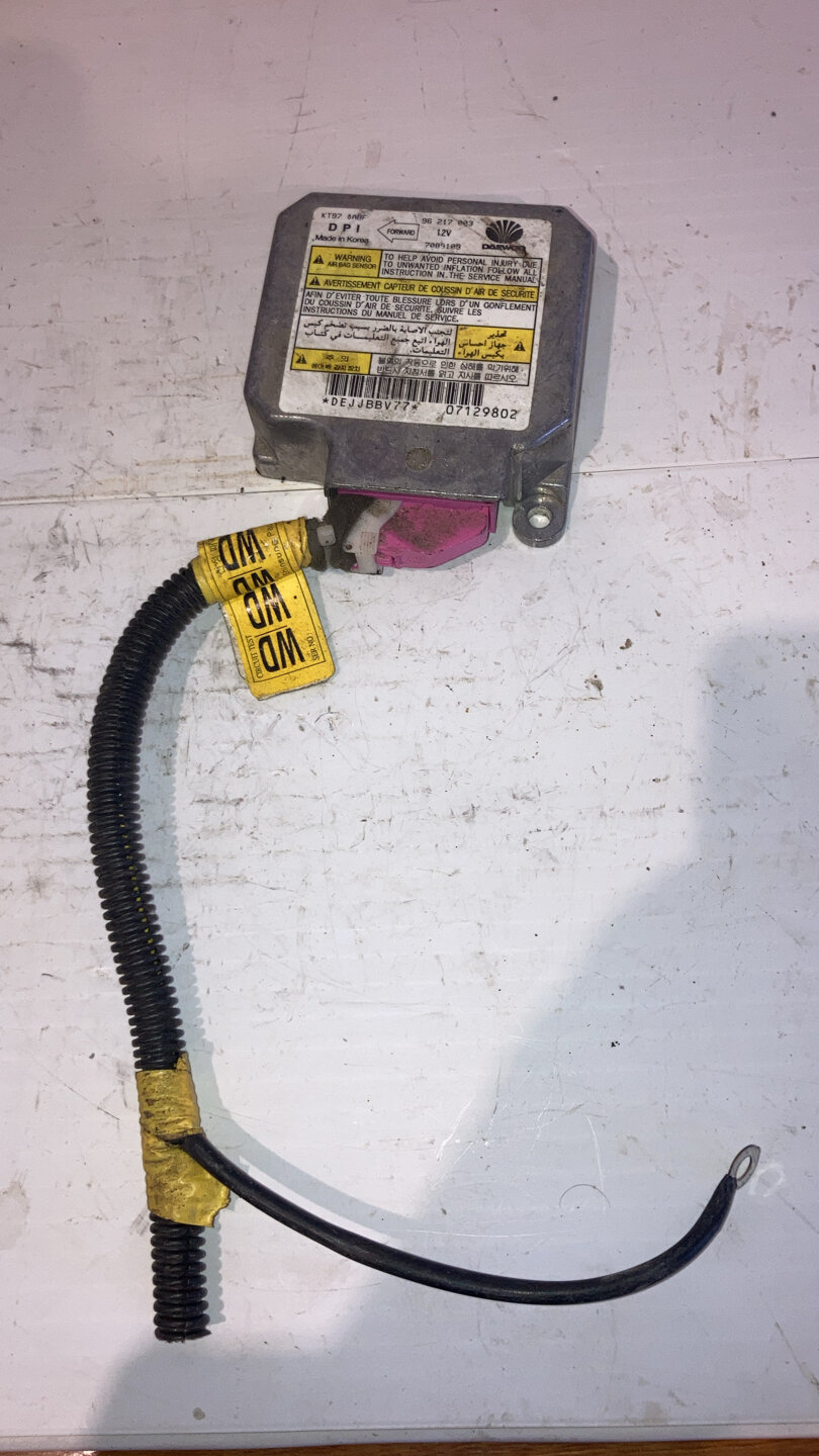 Блок управления подушками безопасности Daewoo Lanos T150 рест. 2004 96217003