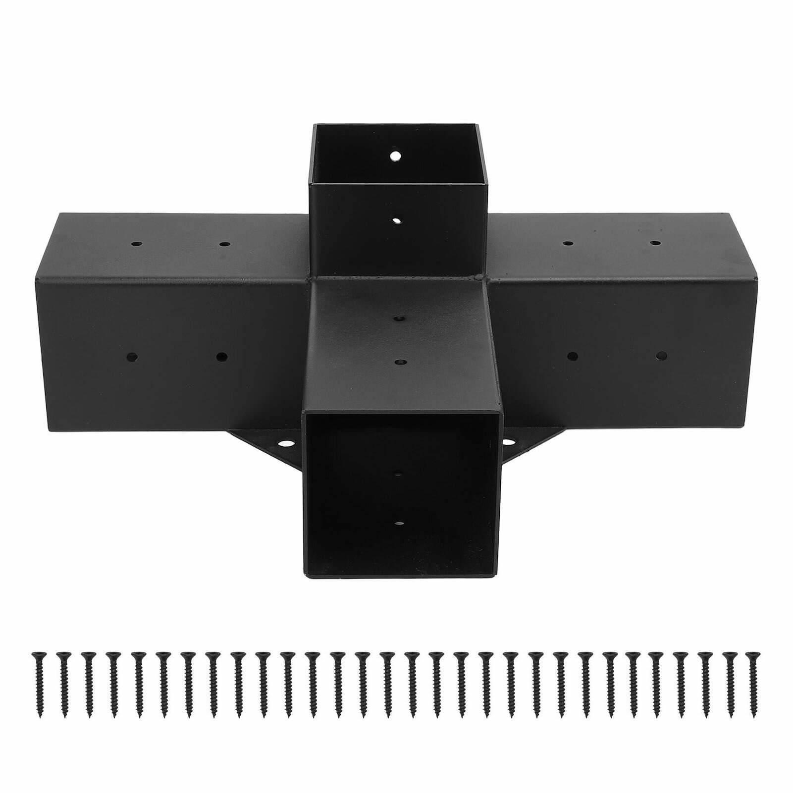 4-ходовой сварной кронштейн для перголы из оцинкованной стали с защитным покрытием