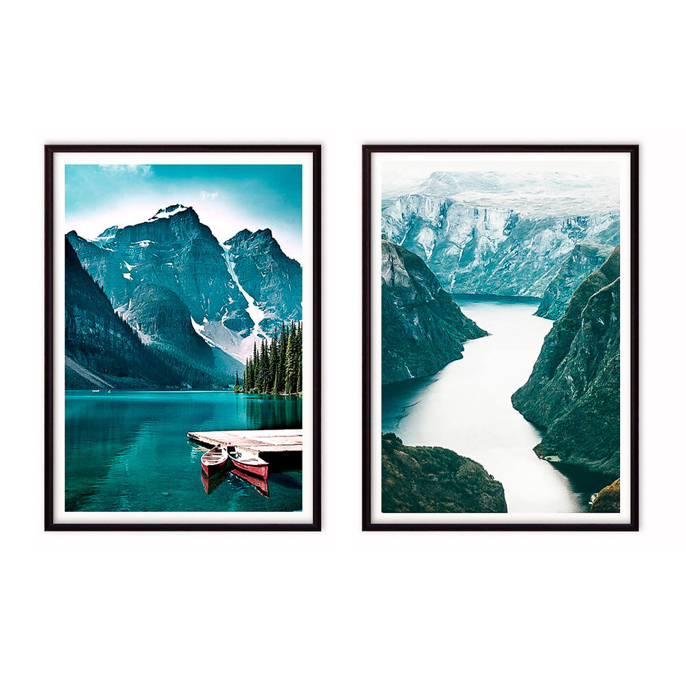 Набор постеров Природа №229, 30х40 см, 2 шт.