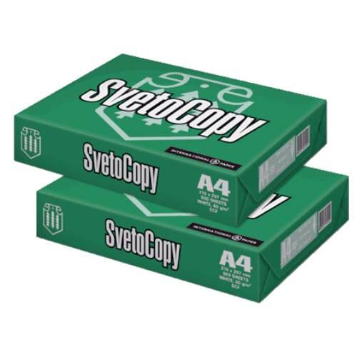 Офисная бумага SvetoCopy А4, 80 г/м2, класс С, белизна 96%, 500 листов