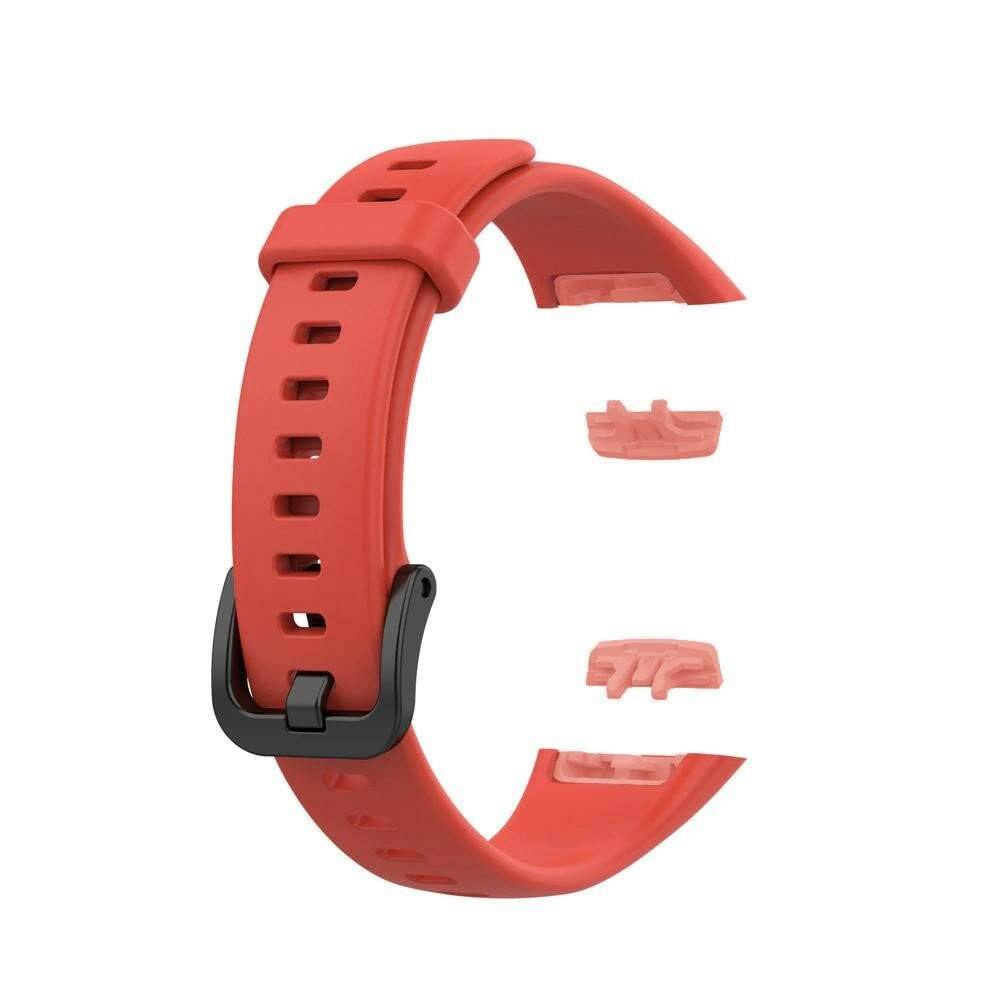 Ремешок силиконовый для умных часов Huawei Honor Band 6 красный