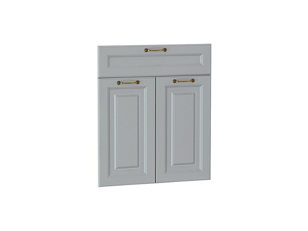 VVT Фасад Комплект фасадов Ницца для каркаса Ф-41М Н601М/ШП601 Графит, МДФ Графит, 708*596*16