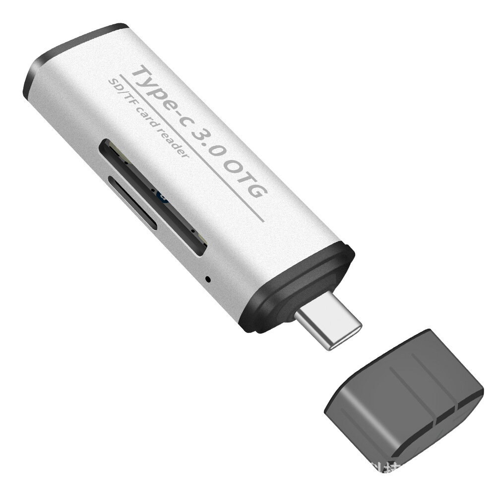 Кард-ридер, для Android, серебристый