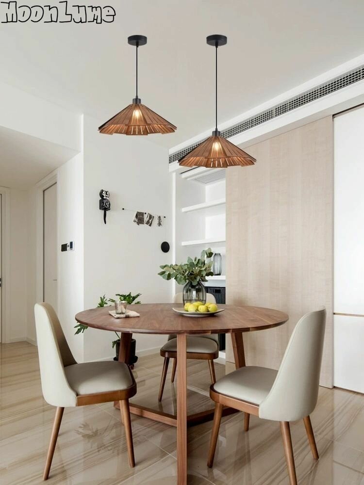 Деревянная люстра