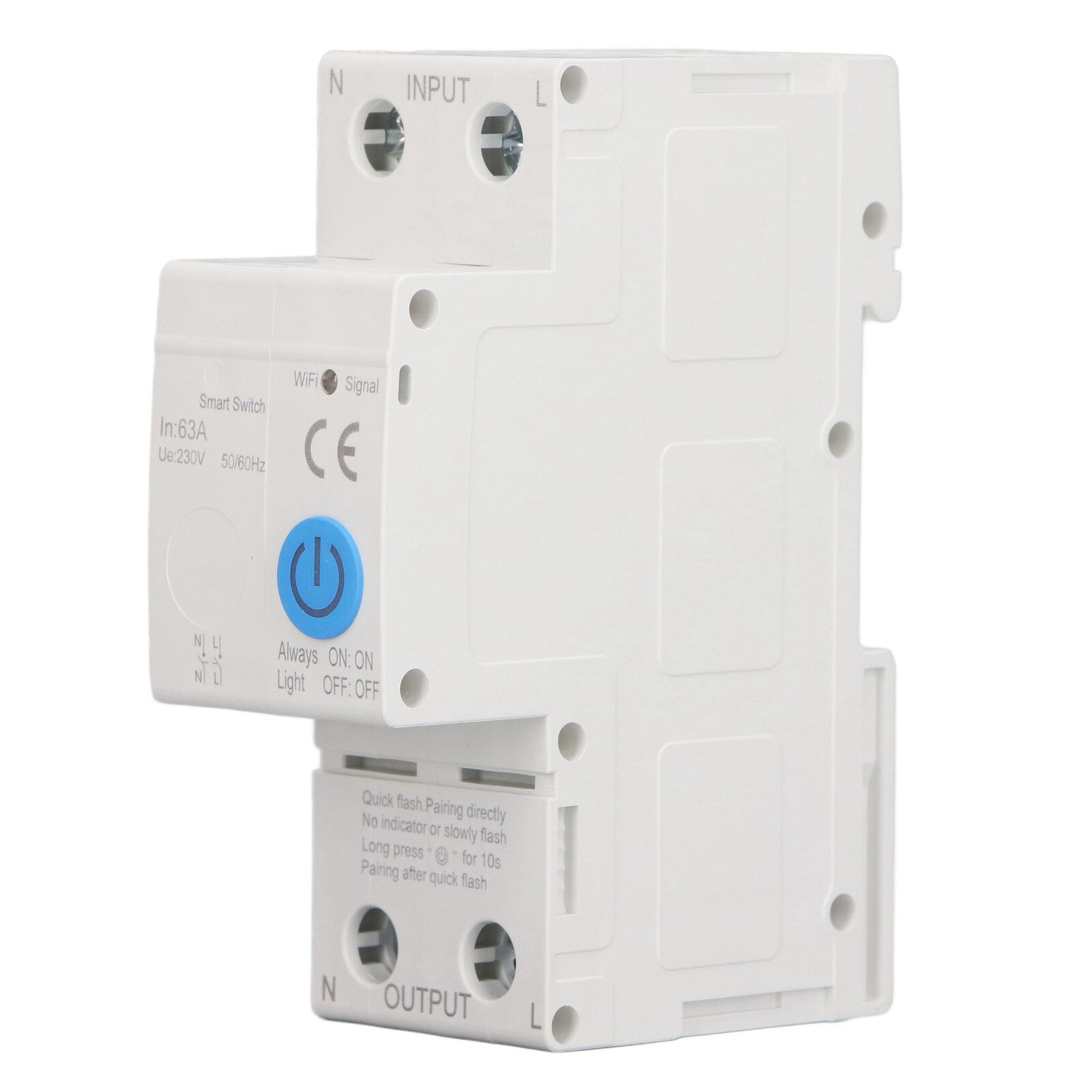 ZigBee автомат 2P 63A с контролем энергии, голосовое управление, AC230V