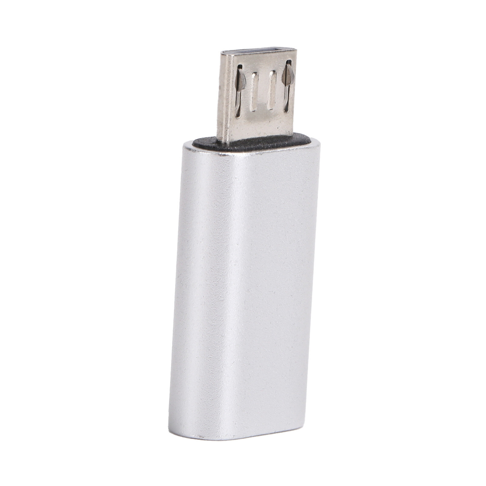 Typec Adapter Converter Женский в микро -мужской линейку данных мобильного телефона USB Зарядка (серебро)