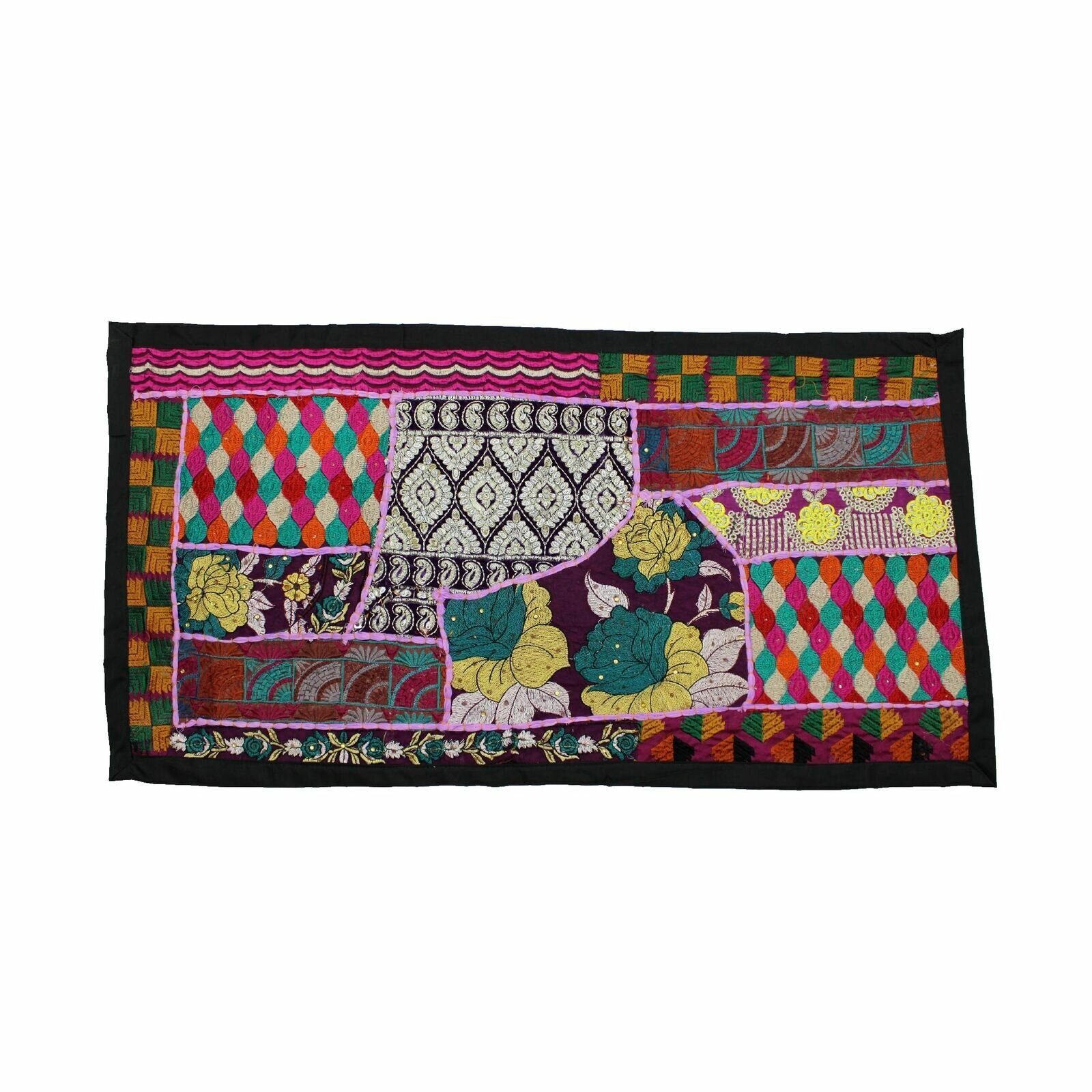 Гобелен Винтажная вышитая лоскутная спальня